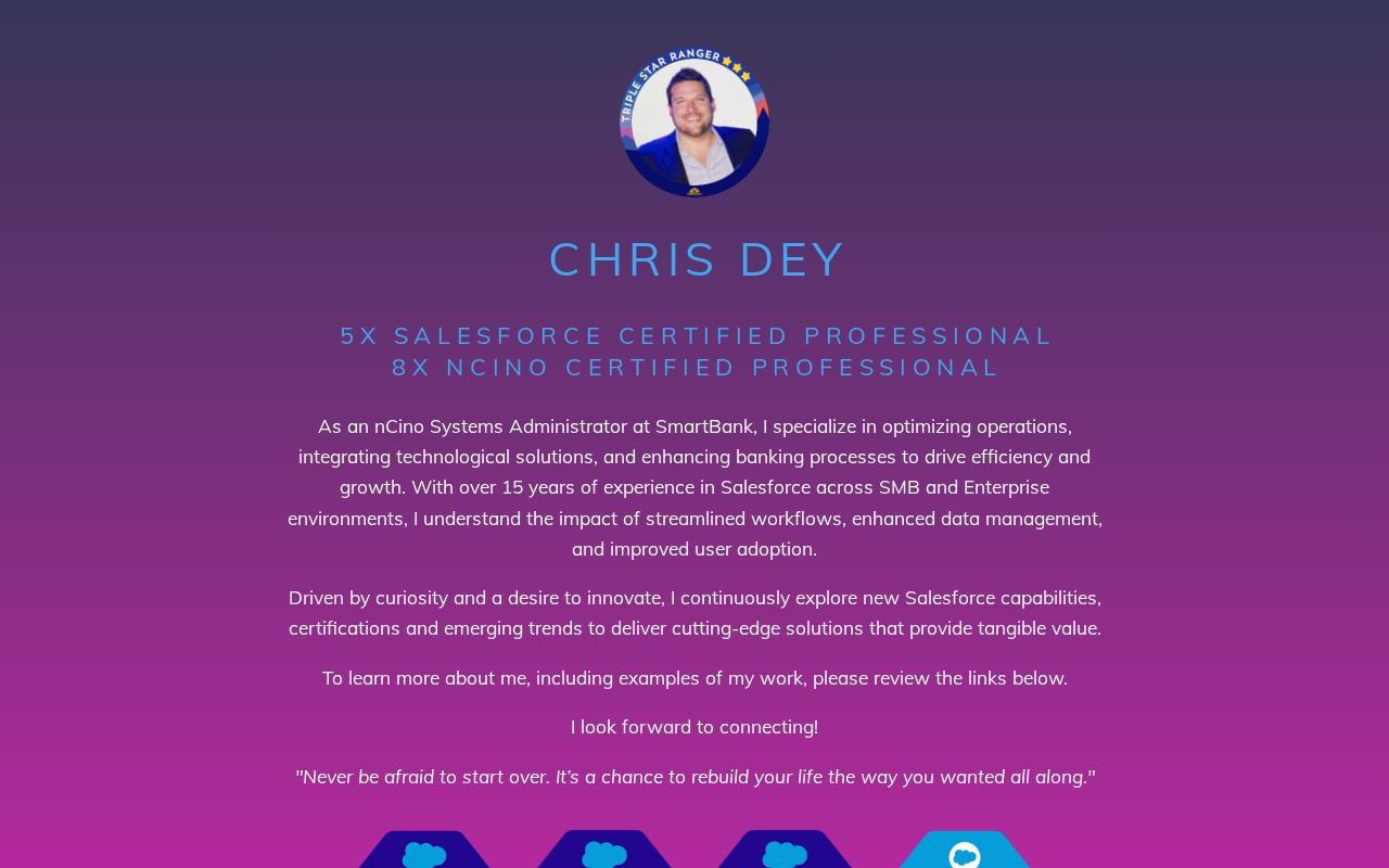 Chris Dey | Salesforce Professional